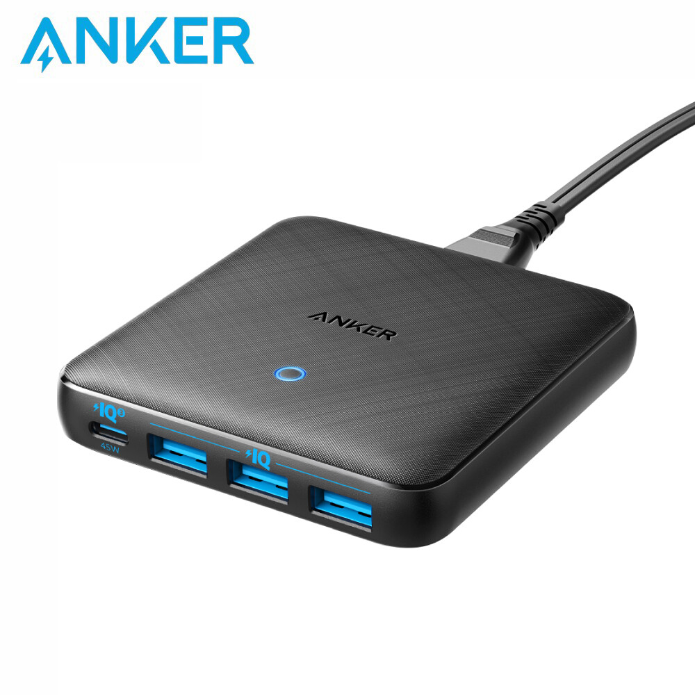 ANKER A2045 高速充電座(4port)65W 極速快充 － 松果購物