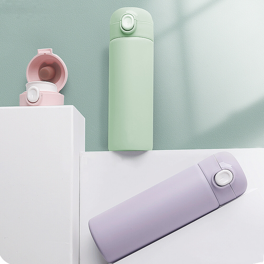 【JOEKI】粉嫩系不銹鋼保溫杯 304不鏽鋼保溫杯 馬卡龍色 奶油色 【CC0431】 － 松果購物