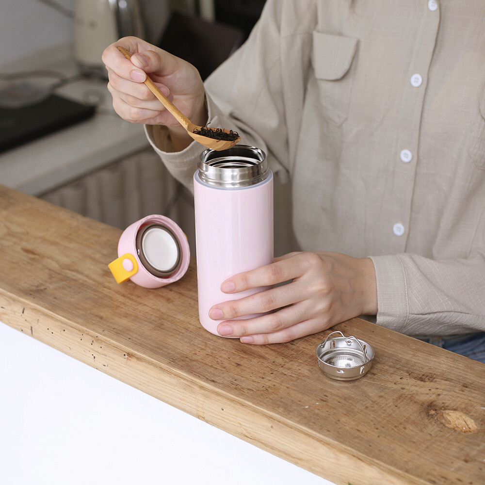 AKS｜莫蘭迪提手保溫瓶L(450ml) － 松果購物