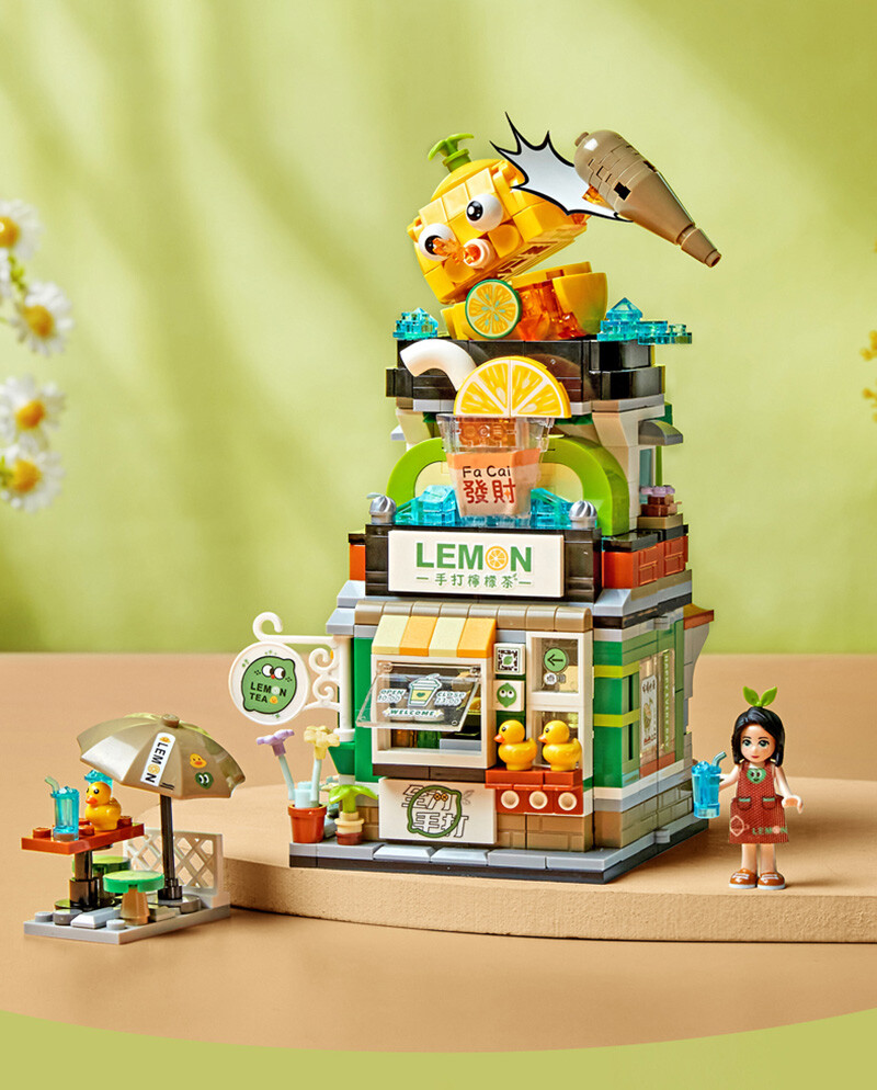 LOZ mini 鑽石積木-1295 螺螄粉店 － 松果購物