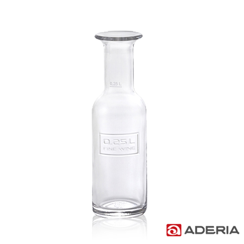 【ADERIA】日本進口透明玻璃酒瓶250ml － 松果購物