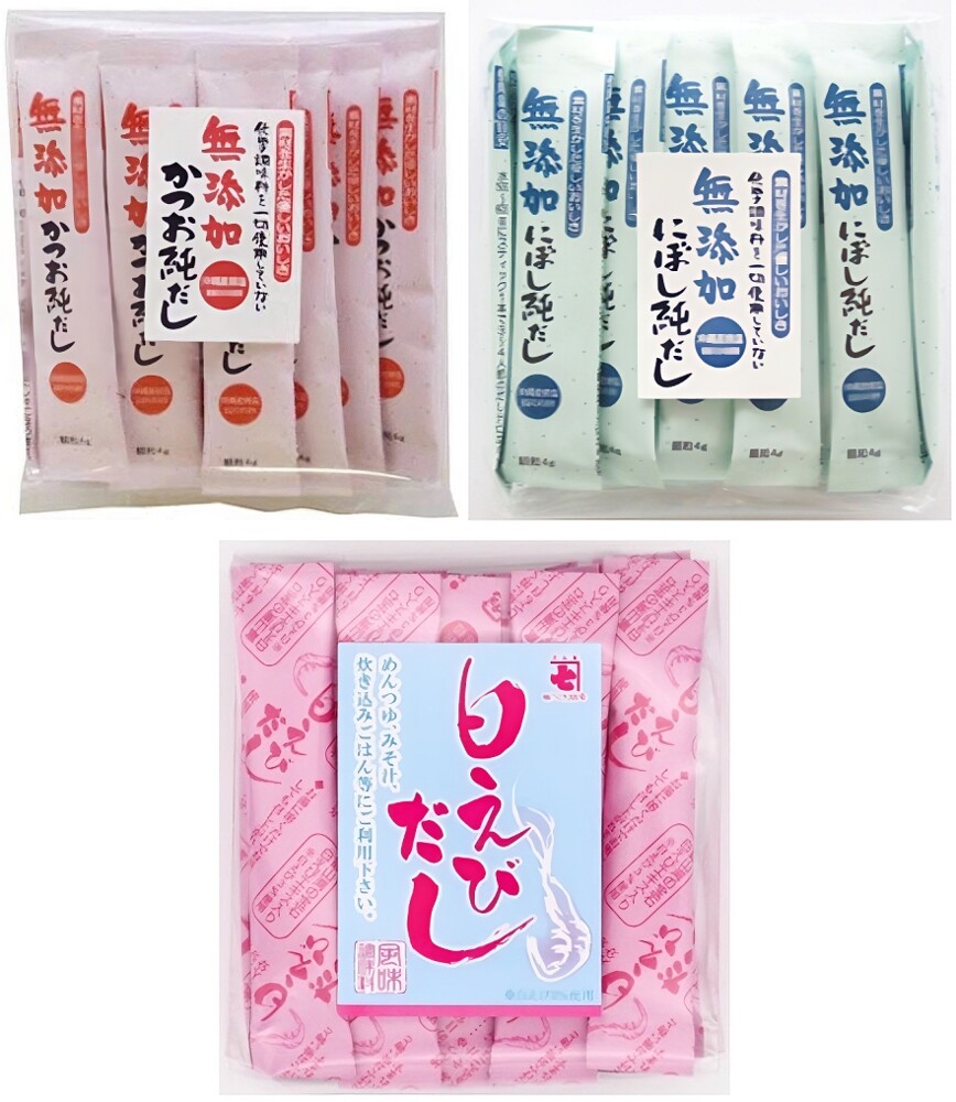 +東瀛go+ 兼七 無添加鰹魚/小魚干/白蝦高湯調味料 4gx30入 湯底調味 高湯粉 萬用調味粉 － 松果購物