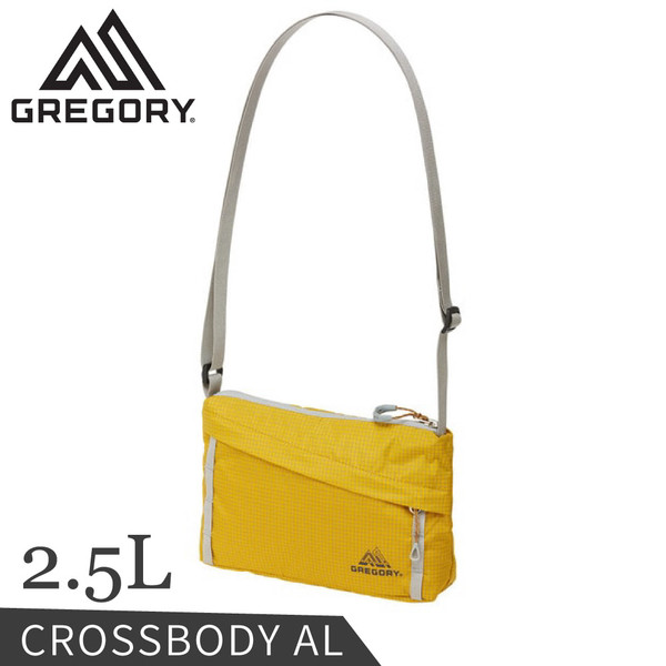 GREGORY 美國 2.5L CROSSBODY AL輕量肩背包《芥末黃》138248/小背包/側 － 松果購物