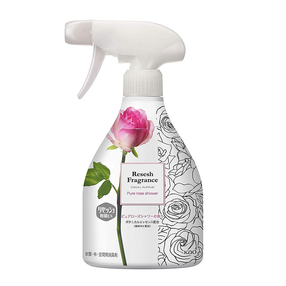 【日本kao】Resesh除菌EX布類消臭噴霧-玫瑰浴-370ml － 松果購物