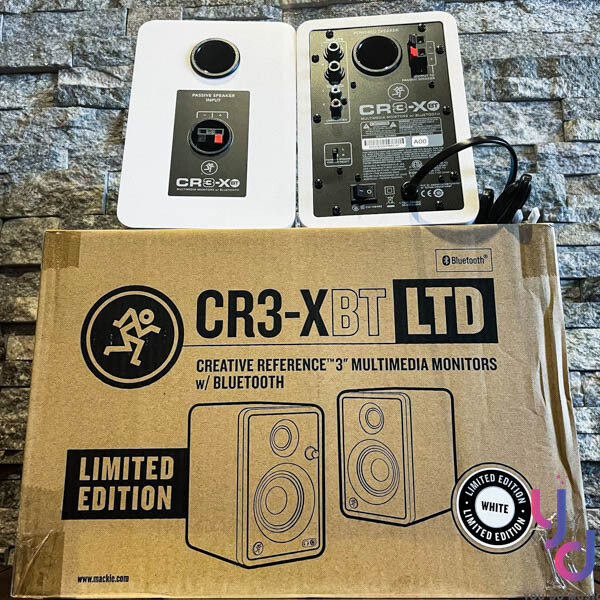 Mackie CR3-XBT 白色限量版 藍芽版 3吋 主動式 監聽 喇叭 音響 穎凱 公司貨 2年 － 松果購物