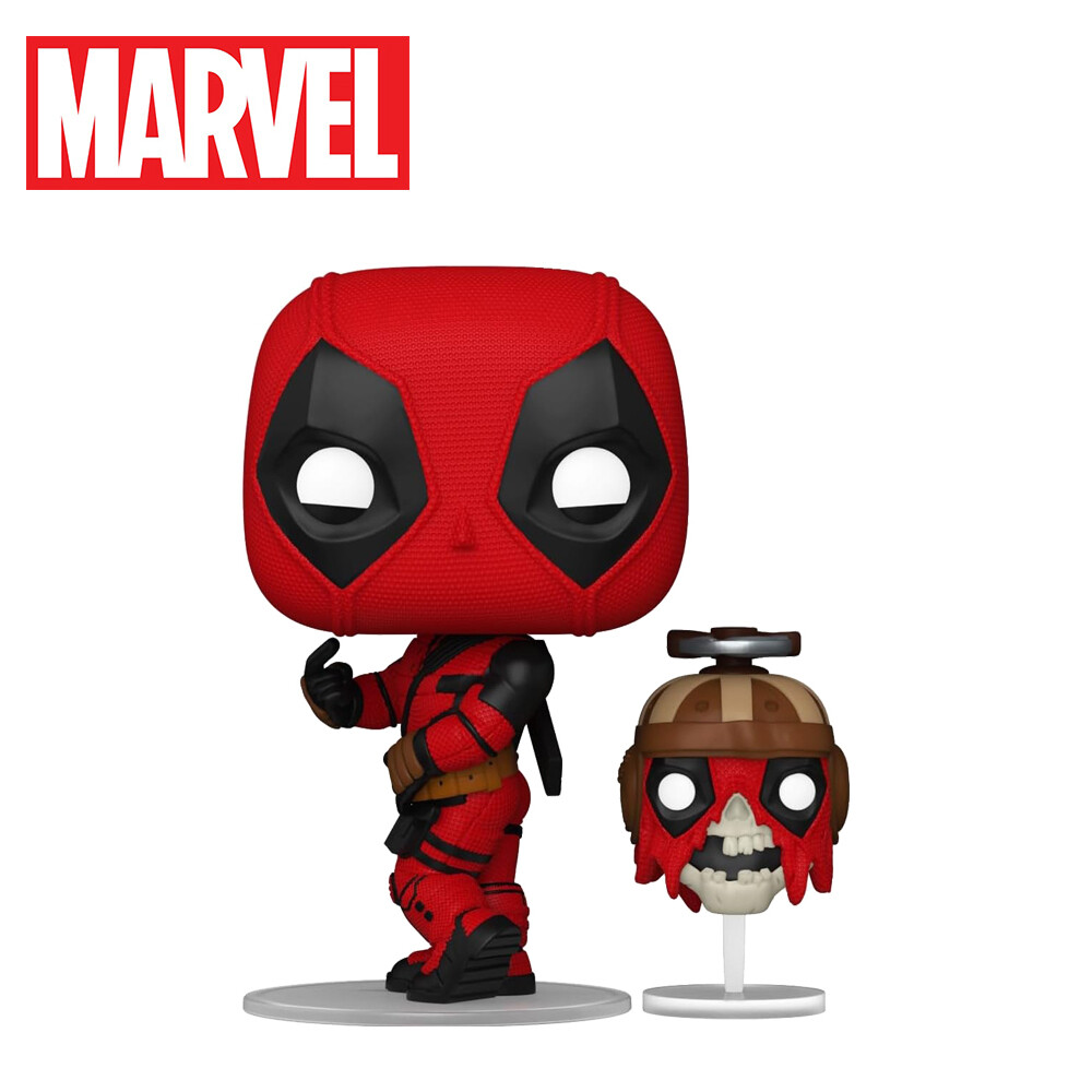 MARVEL POP系列 1400 死侍＆死人頭 公仔 模型 9.7cm 漫威英雄【797689】 － 松果購物
