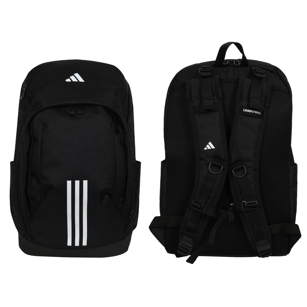 ADIDAS 30L大型後背包-雙肩包 肩背包 旅行包 愛迪達 黑白 － 松果購物