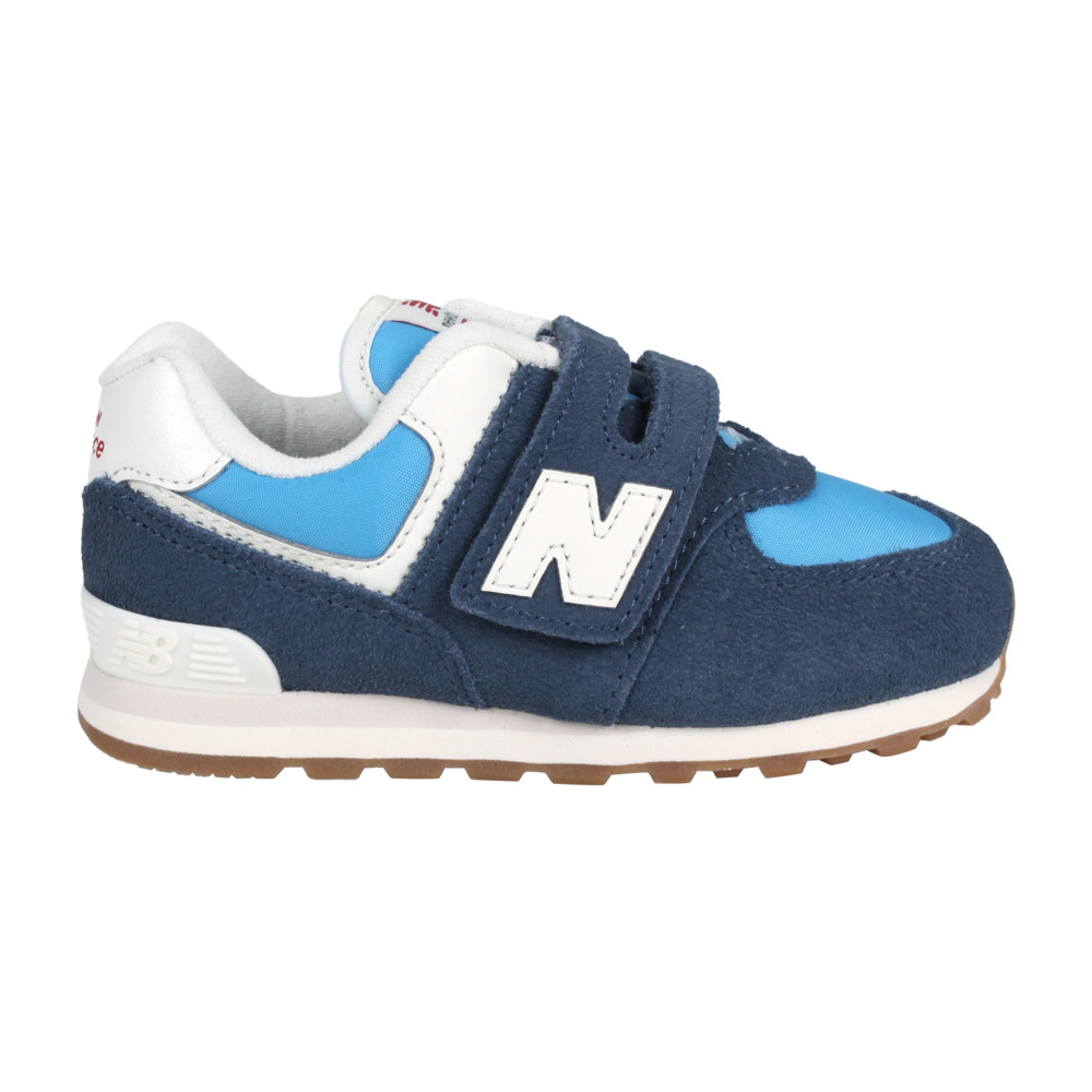 NEWBALANCE 男小童復古慢跑鞋-WIDE-574系列 N字鞋 NB 丈青藍白 － 松果購物