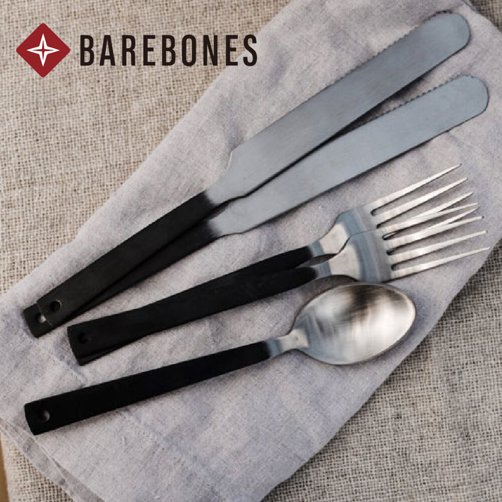 【Barebones】不鏽鋼餐具組 CKW-360(悠遊戶外) － 松果購物