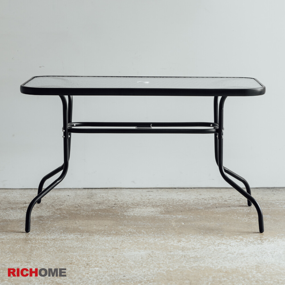 【RICHOME】TUMAZ-庭園玻璃長方桌 － 松果購物